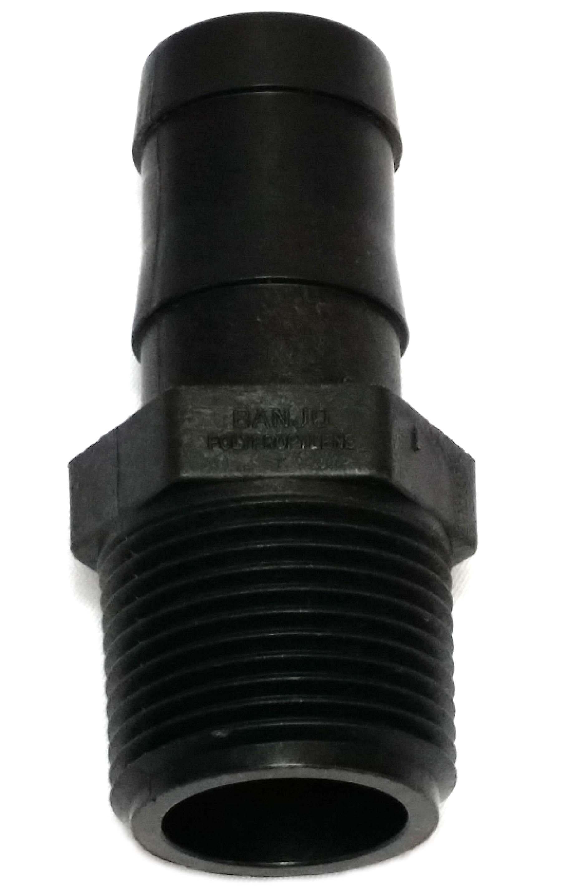 Banjo HB100-075 - 1" NPT X 3/4" Hose Barb - Schedule 80 – Mid-South Ag ...