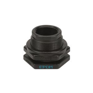 Banjo TF220 - 2" Poly Bulkhead EPDM Tank Fitting with 3 1/4" Hole Size ...